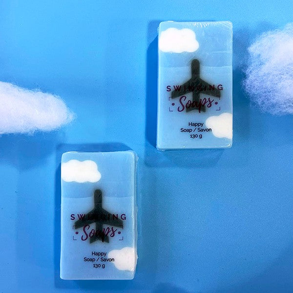 Playful Airplane Artisan Bar Soap | Refreshing Adventure – Swinging Soaps